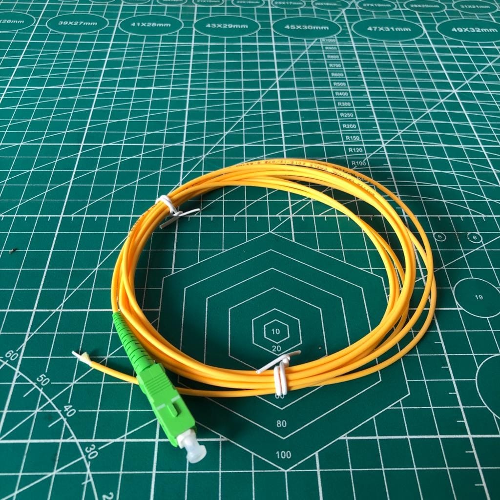 Fiber Pigtail Test Report Type SC/APC 3 Meter Single Mode SM 9/125 ...