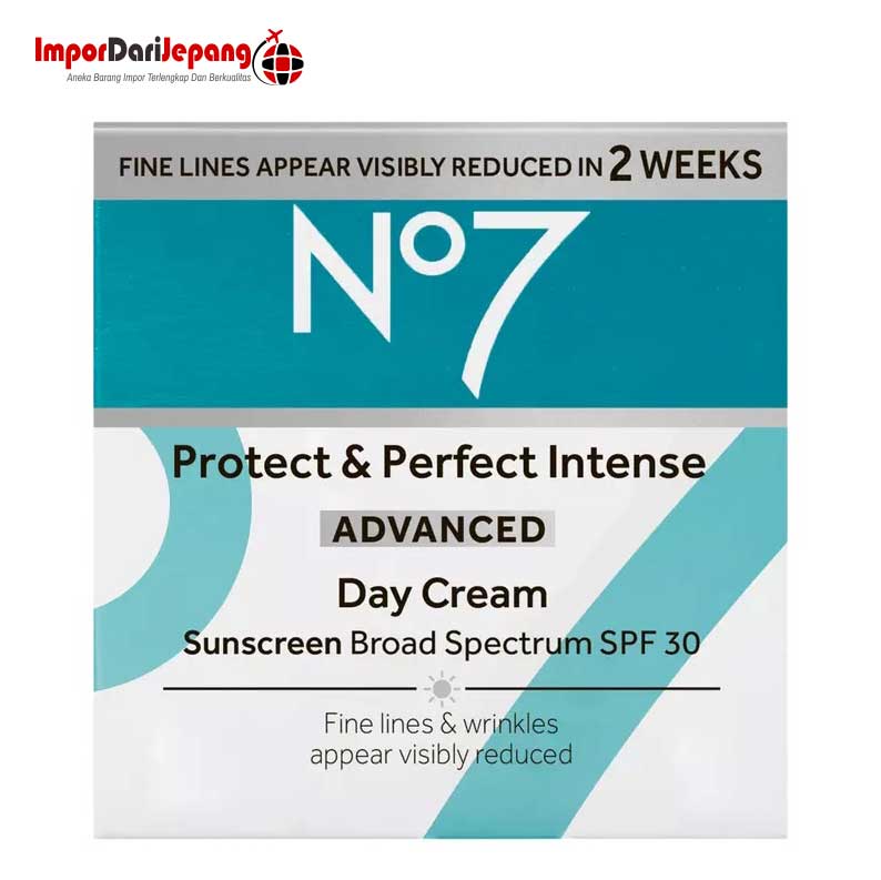 Sunscreen No. 7 : Protect & Perfect Intense Advanced Day Cream SPF 30 ...