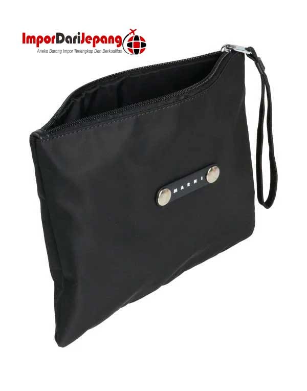 Tas Tangan Pria Merek Marni Warna Hitam | Impor Dari Jepang